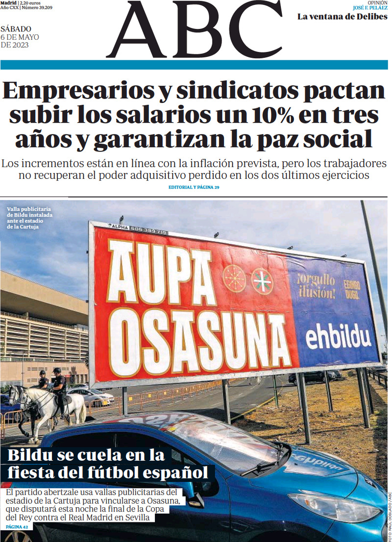 ABC - Today's Front Page | FRONTPAGES.COM