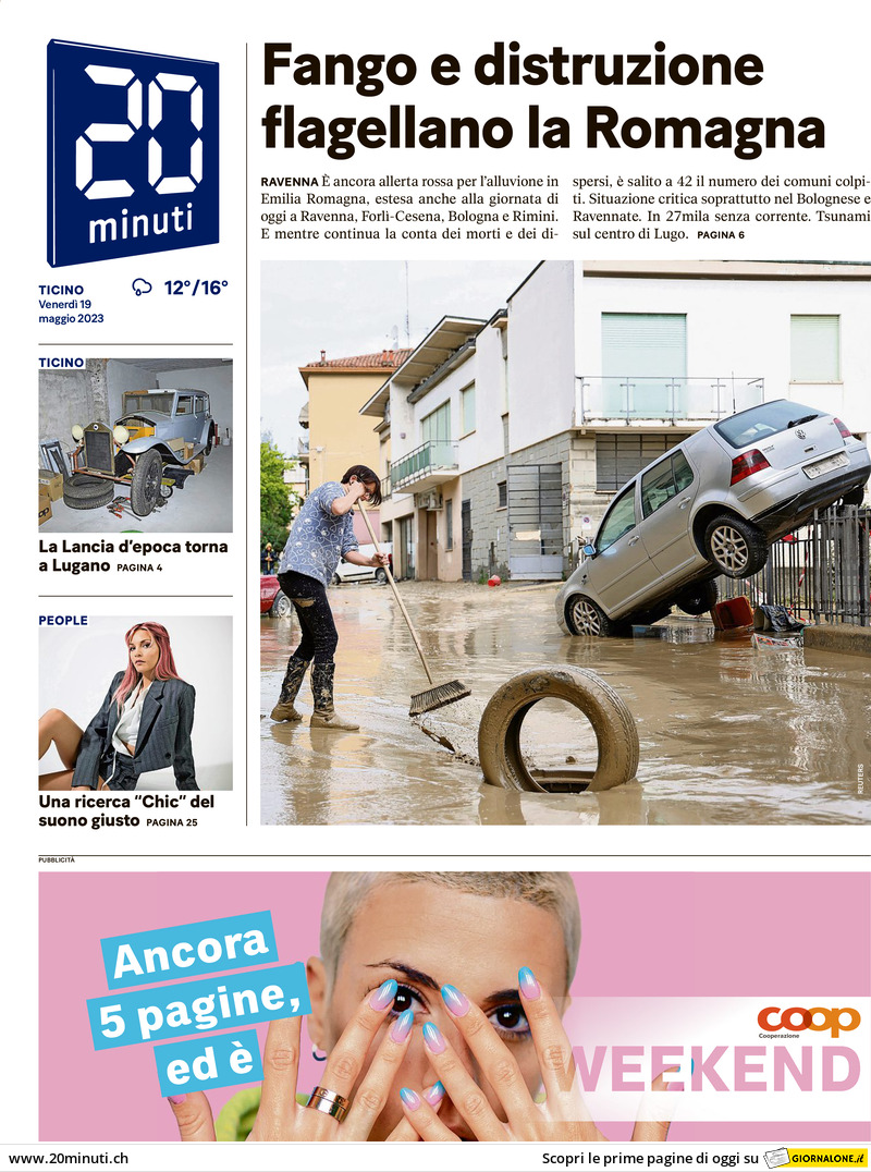 20 Minuti Today s Front Page 20 Minuti Today s Front Page