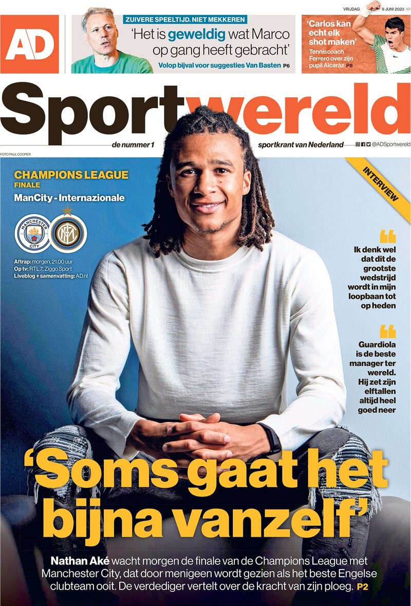 AD Sportwereld - Today's Front Page | FrontPages.com