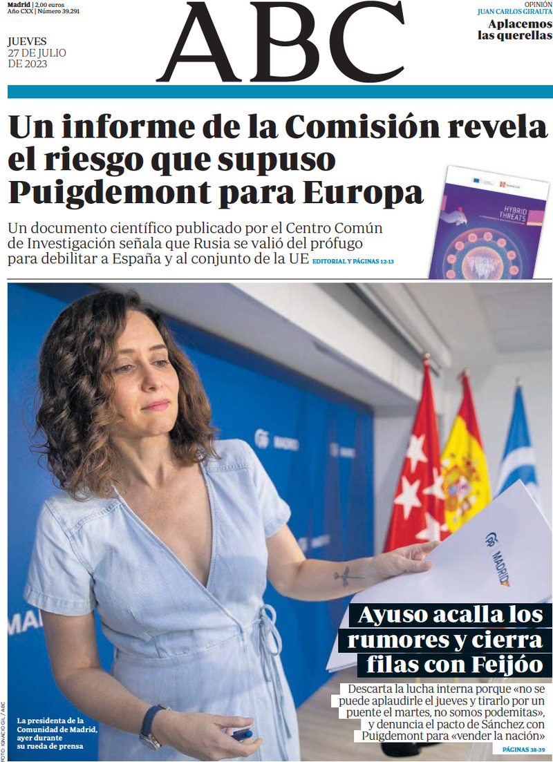 ABC - Today's Front Page | FrontPages.com