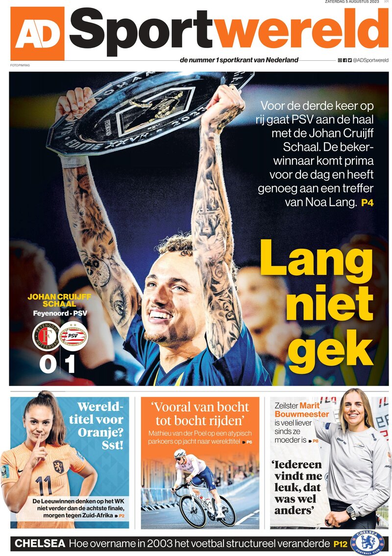 AD Sportwereld - Today's Front Page | FrontPages.com