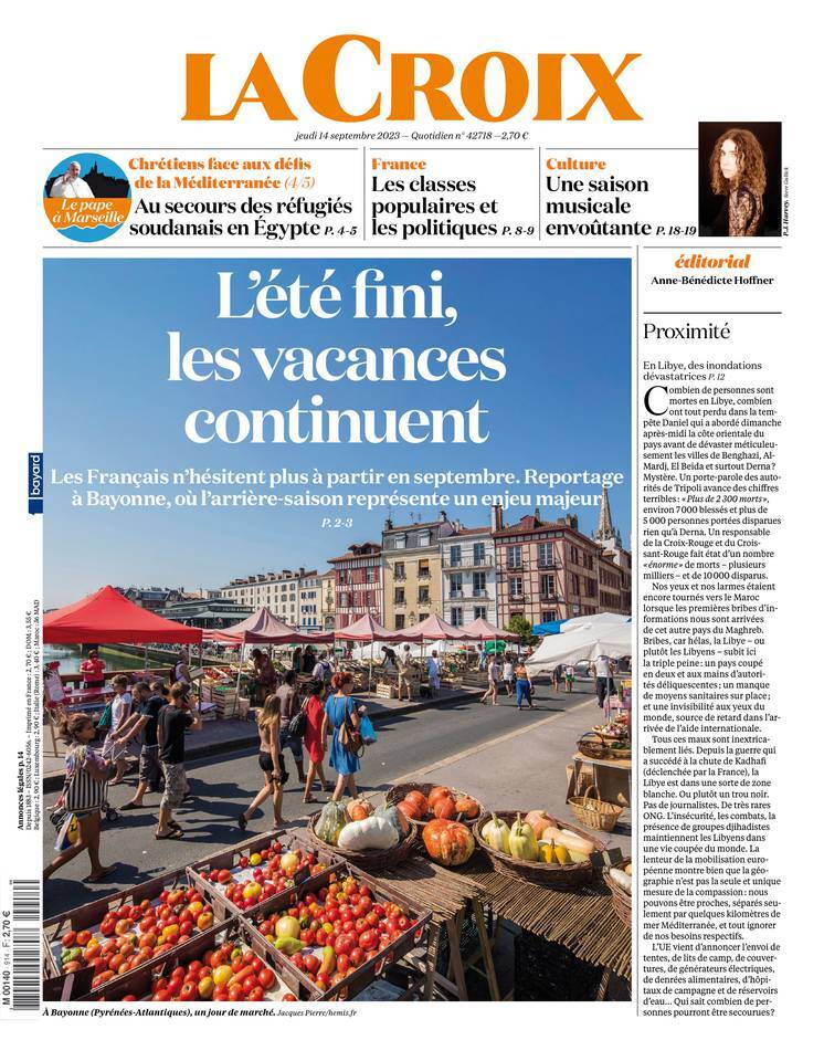 La Croix - Today's Cover | Front Pages