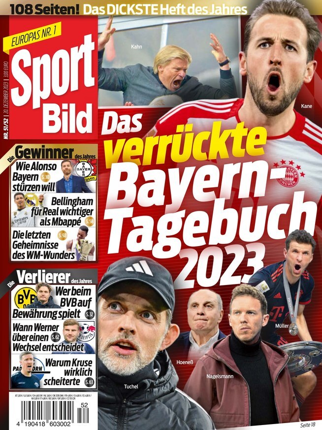 Sport Bild - Today's Cover | Front Pages
