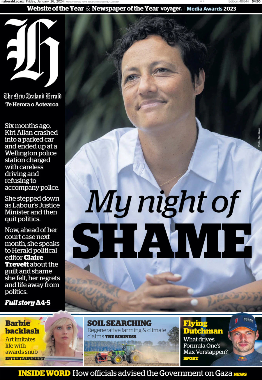 The New Zealand Herald - Today's Cover | Front Pages