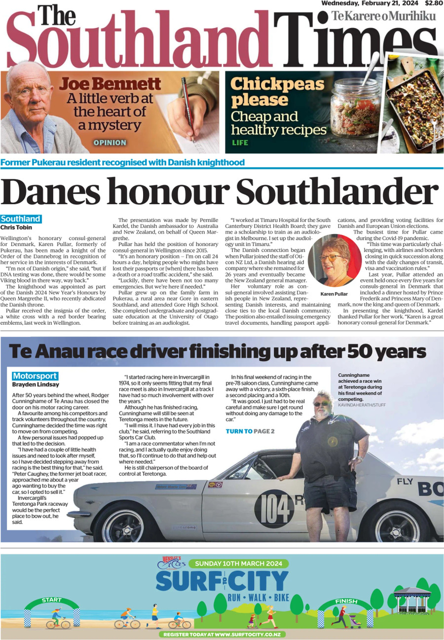The Southland Times - Today's Cover | Front Pages