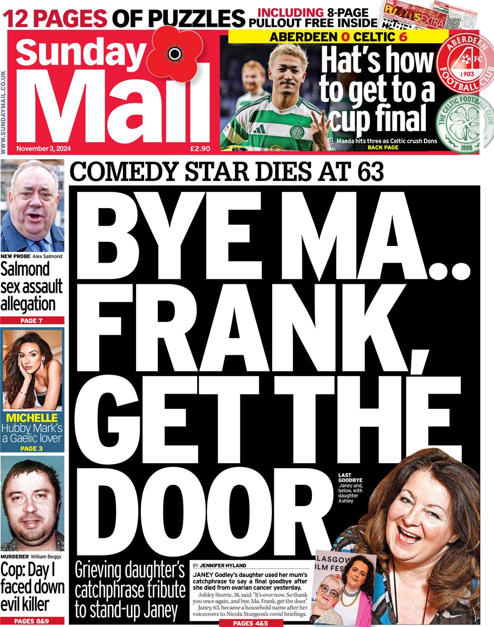 Sunday Mail - Today's Cover Paper | Front Pages