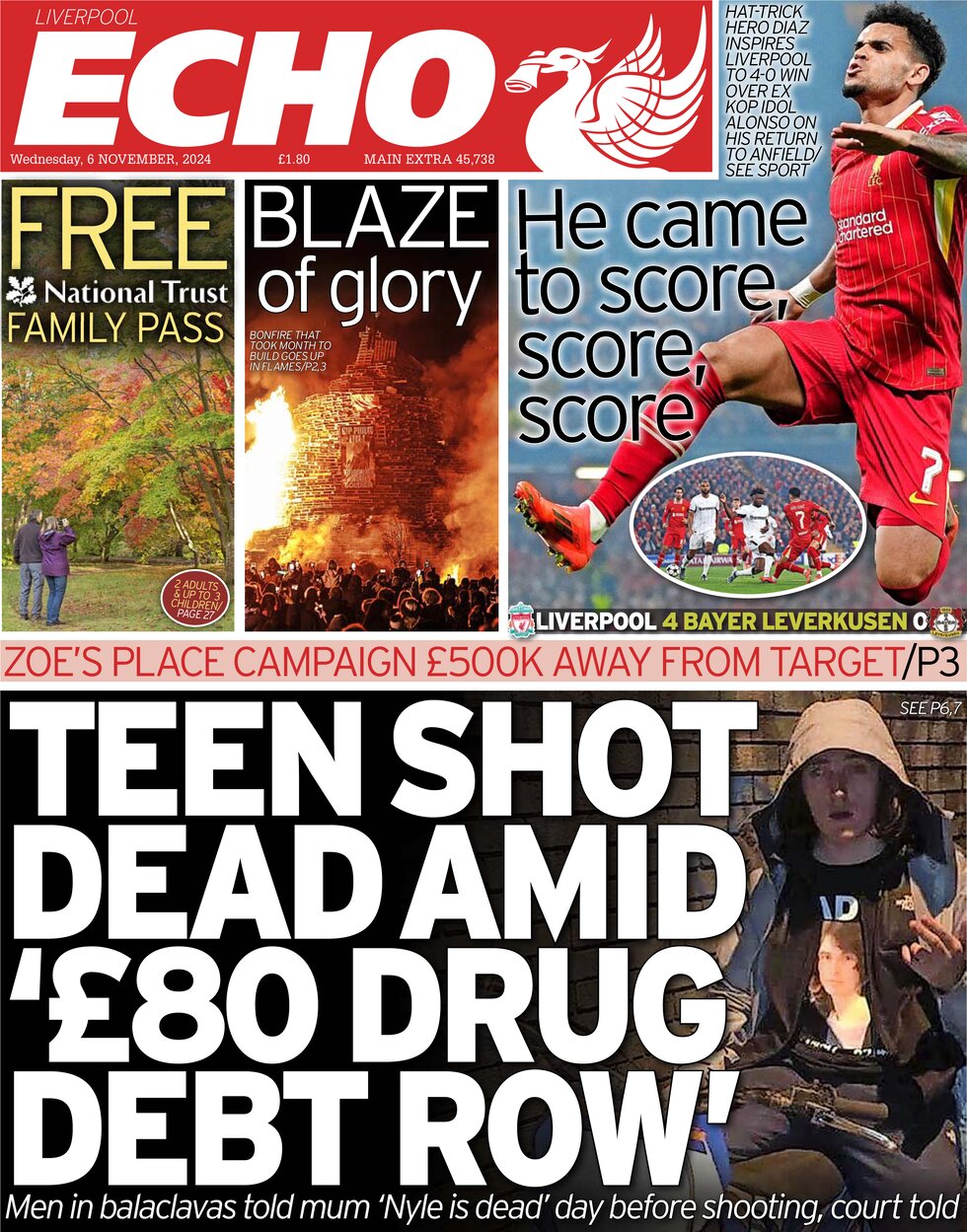 Liverpool Echo - Today's Cover Paper | Front Pages