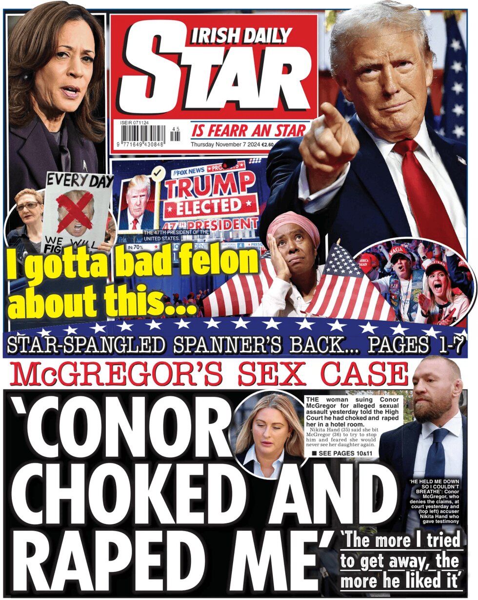 Irish Daily Star - Today's Cover Paper | Front Pages