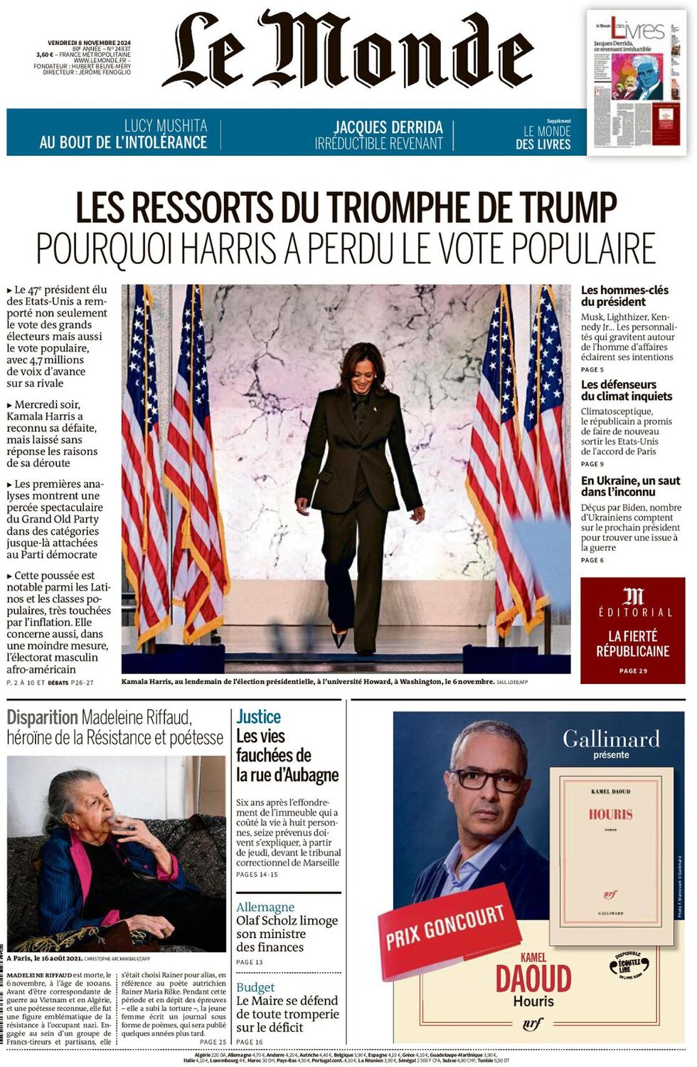 Le Monde - Today's Cover Paper | Front Pages
