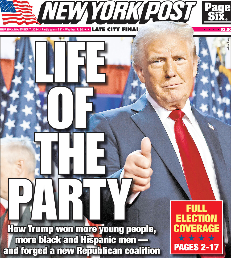 New York Post - Today's Cover Paper | Front Pages