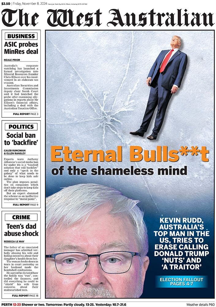 The West Australian - Today's Cover Paper | Front Pages
