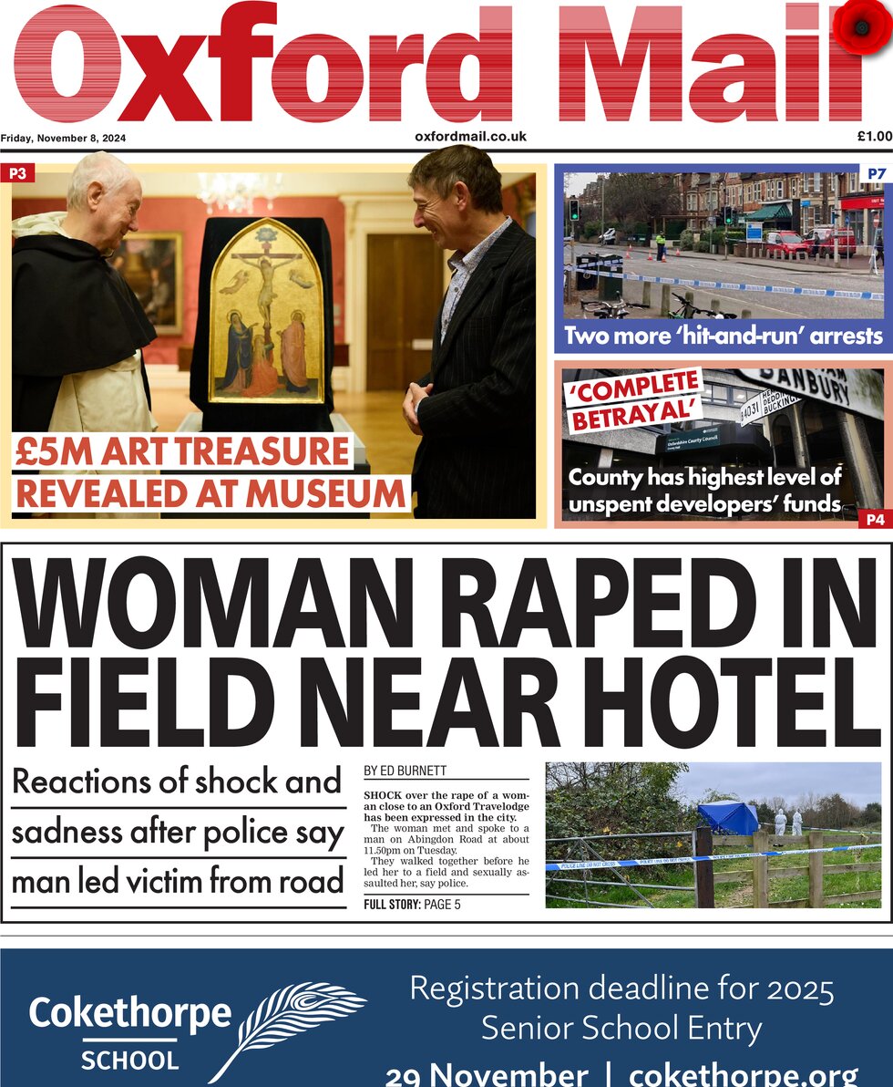 Oxford Mail - Today's Cover Paper | Front Pages