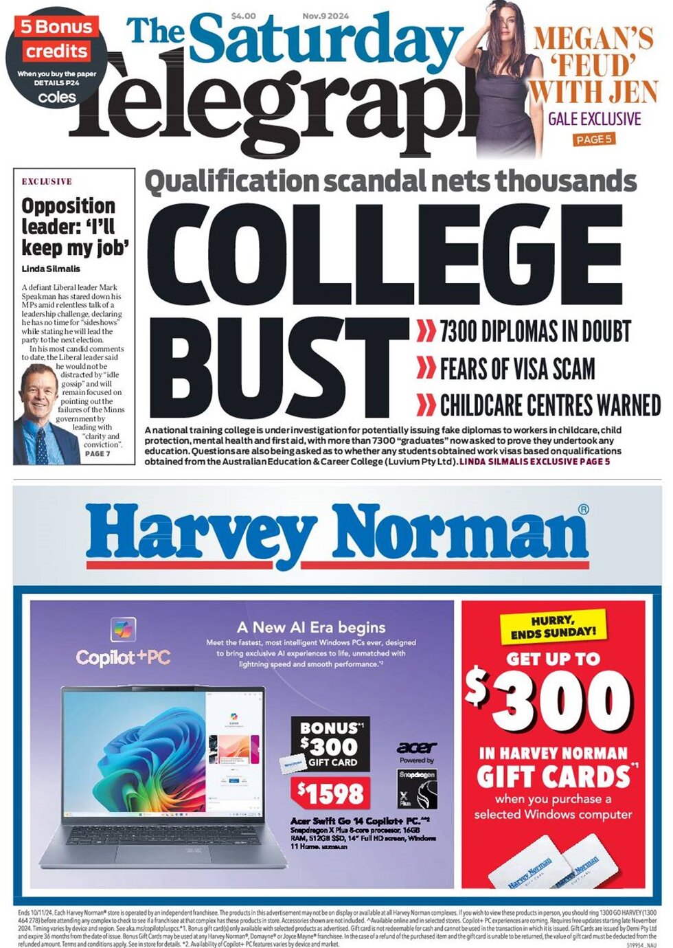 The Daily Telegraph (Sydney) - Today's Cover Paper | Front Pages