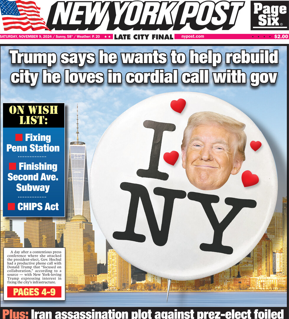 New York Post - Today's Cover Paper | Front Pages