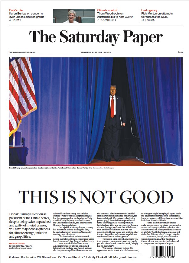 The Saturday Paper - Today's Cover Paper | Front Pages