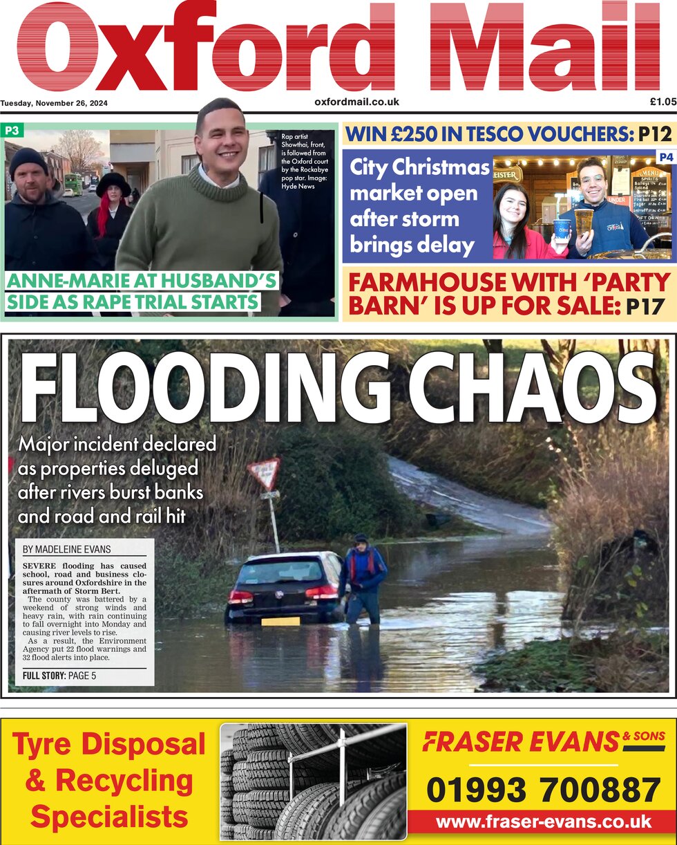 Oxford Mail - Today's Cover Paper | Front Pages