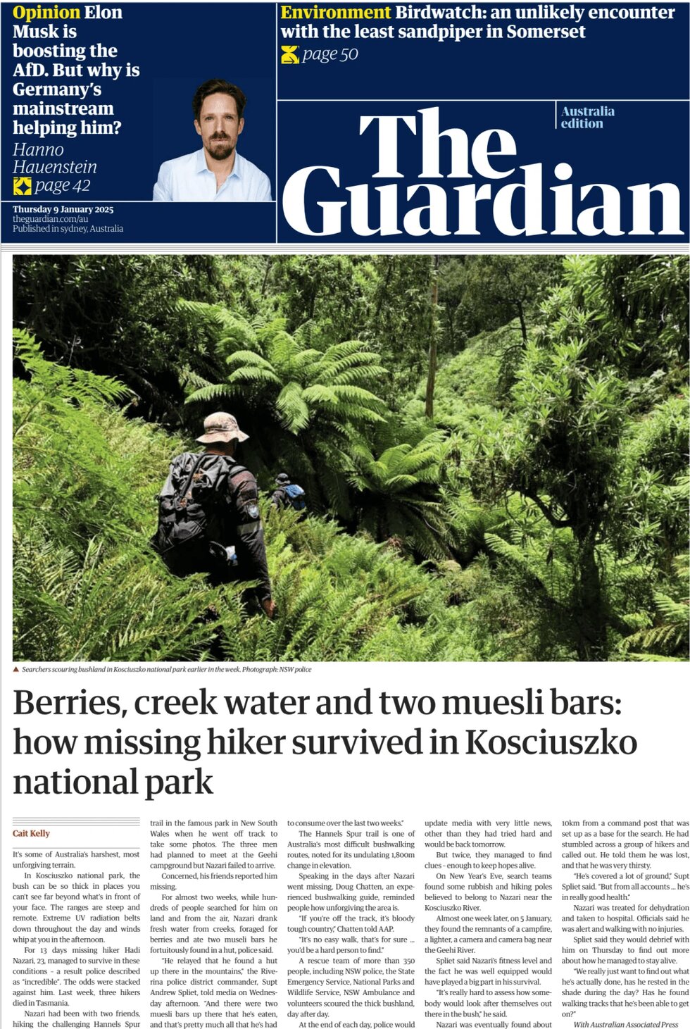 The Guardian Australia - Today's Cover Paper | Front Pages