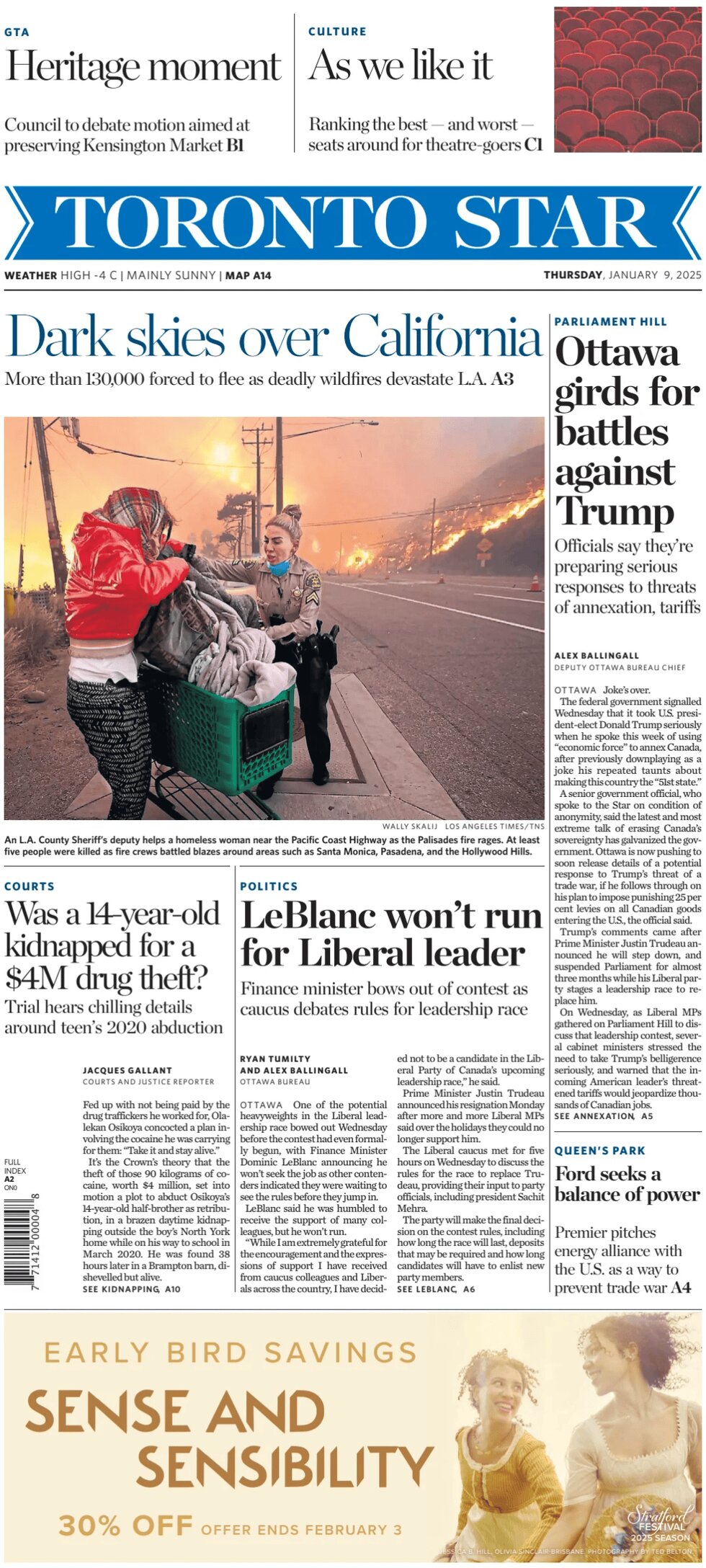 Toronto Star - Today's Cover Paper | Front Pages