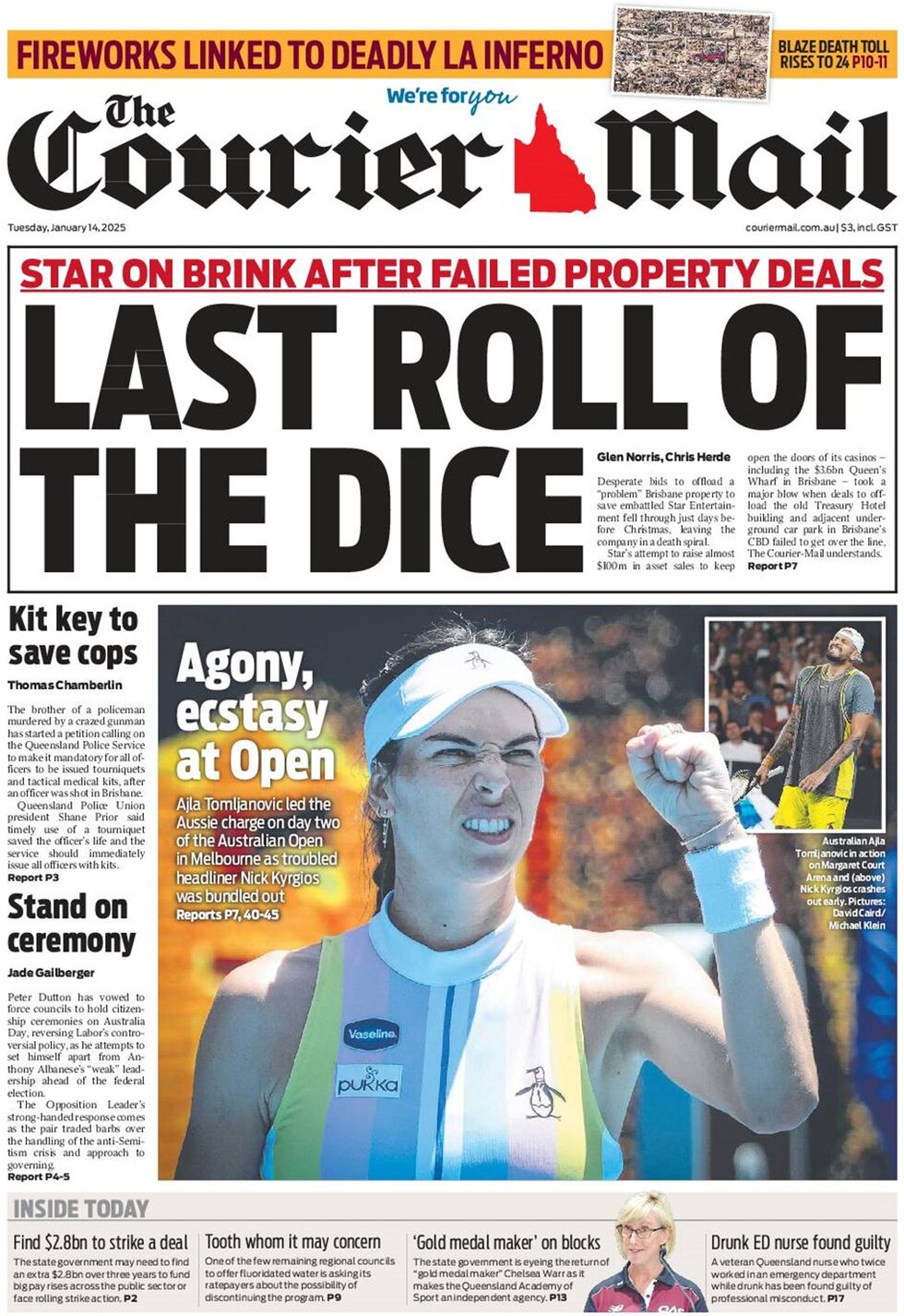 The Courier-Mail - Today's Cover Paper | Front Pages
