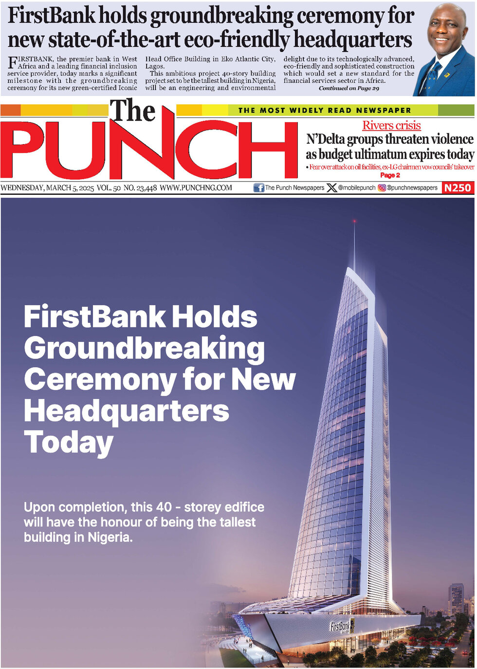 The Punch - Today's Front Page, 05/03/2025