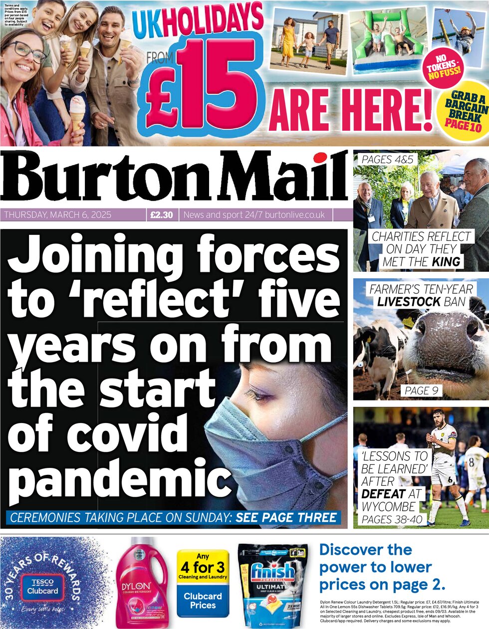 Burton Mail - Today's Front Page, 06/03/2025