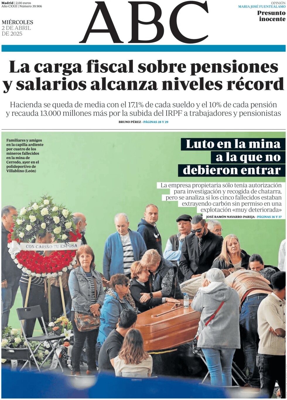 ABC - Today's Front Page, 02/04/2025