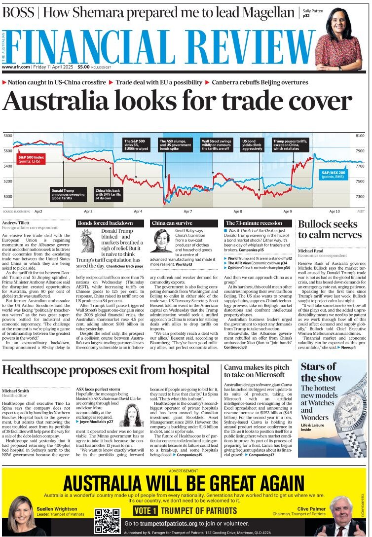 Financial Review - Today's Front Page, 11/04/2025