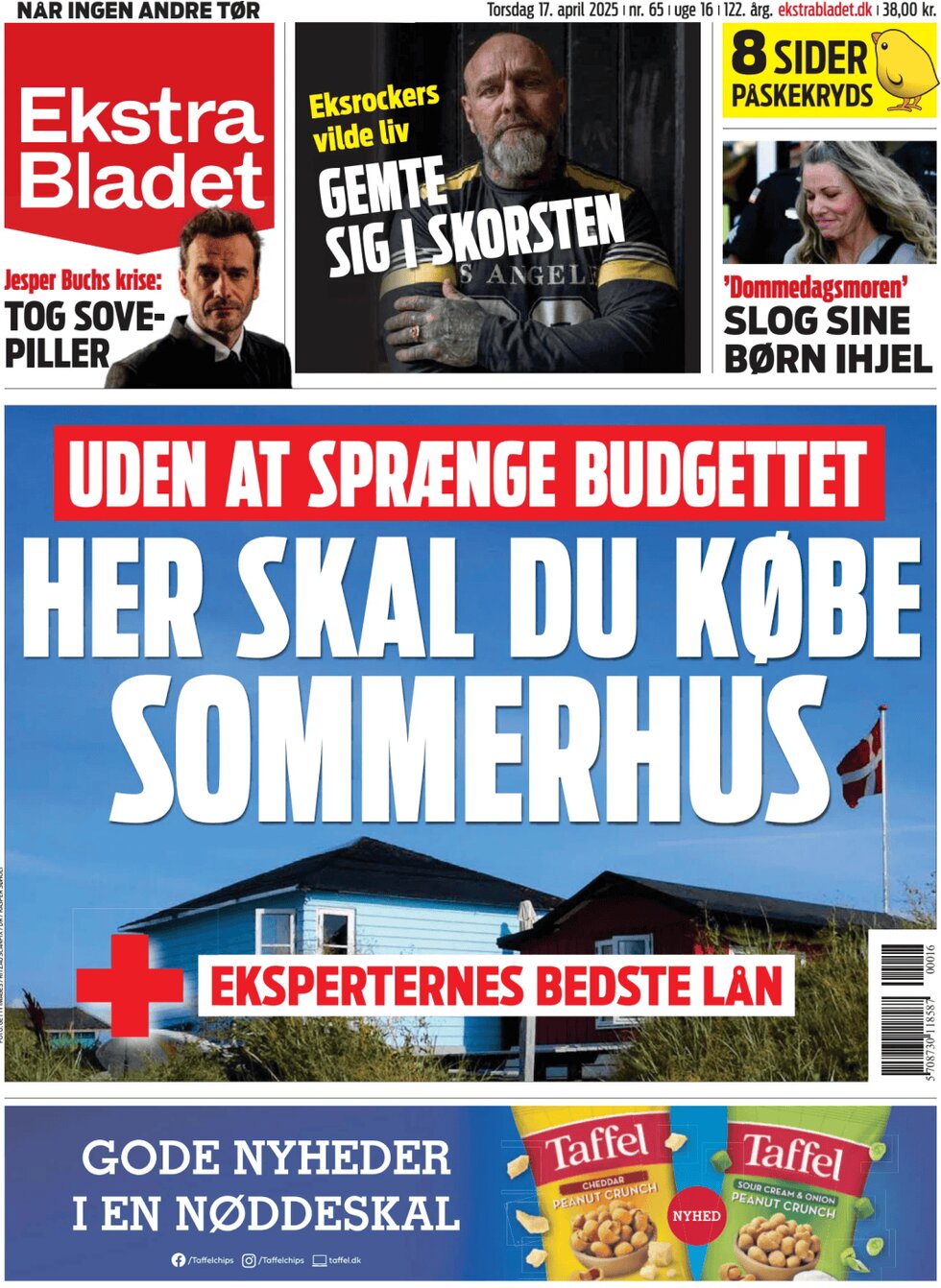 Ekstra Bladet - Today's Front Page, 17/04/2025