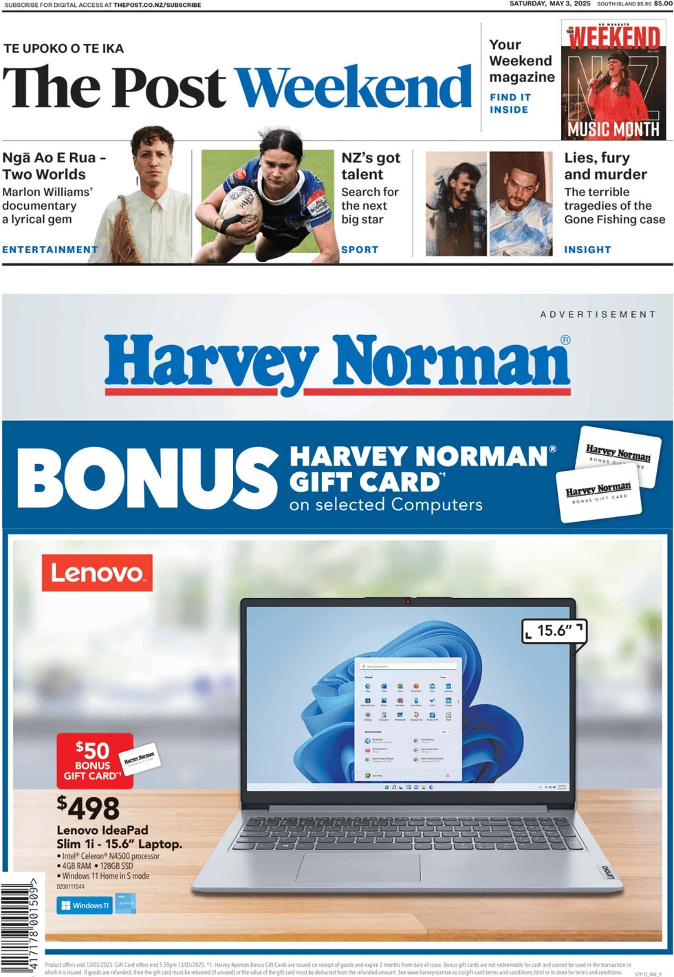 The Post (NZ) - Today's Front Page, 03/05/2025