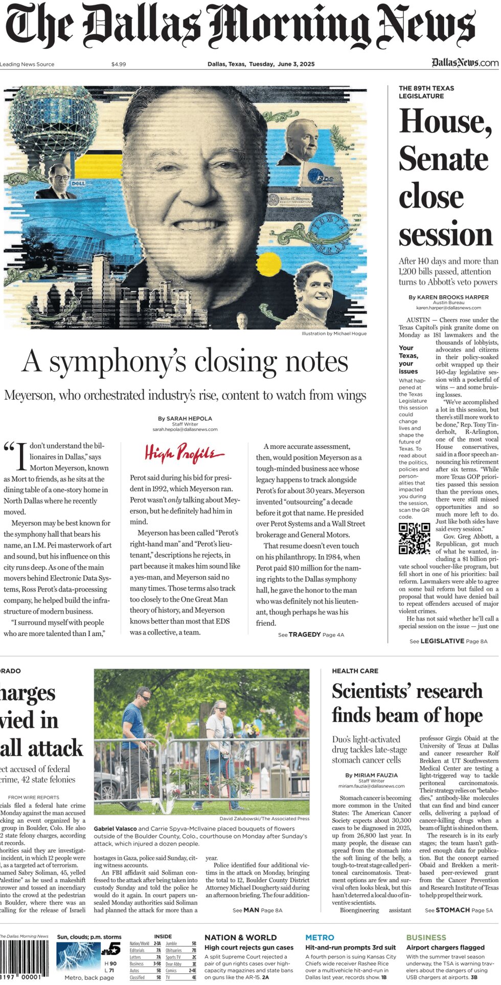 The Dallas Morning News - Today's Front Page, 03/06/2025