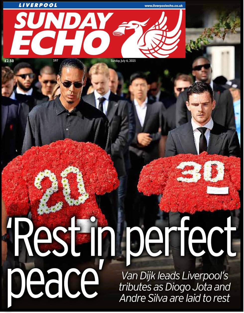 Liverpool Echo - Today's Front Page, 06/07/2025