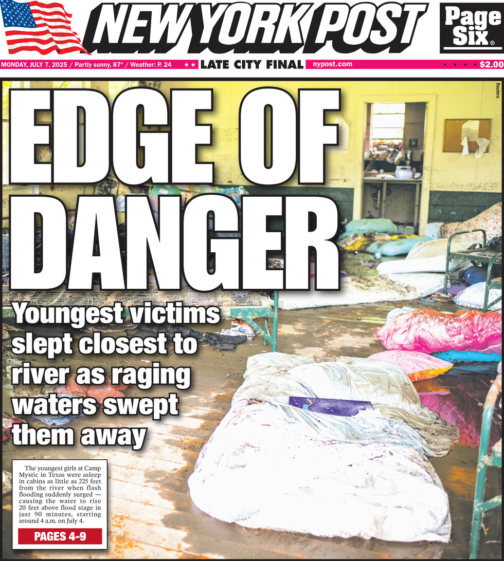 New York Post - Today's Front Page, 07/07/2025