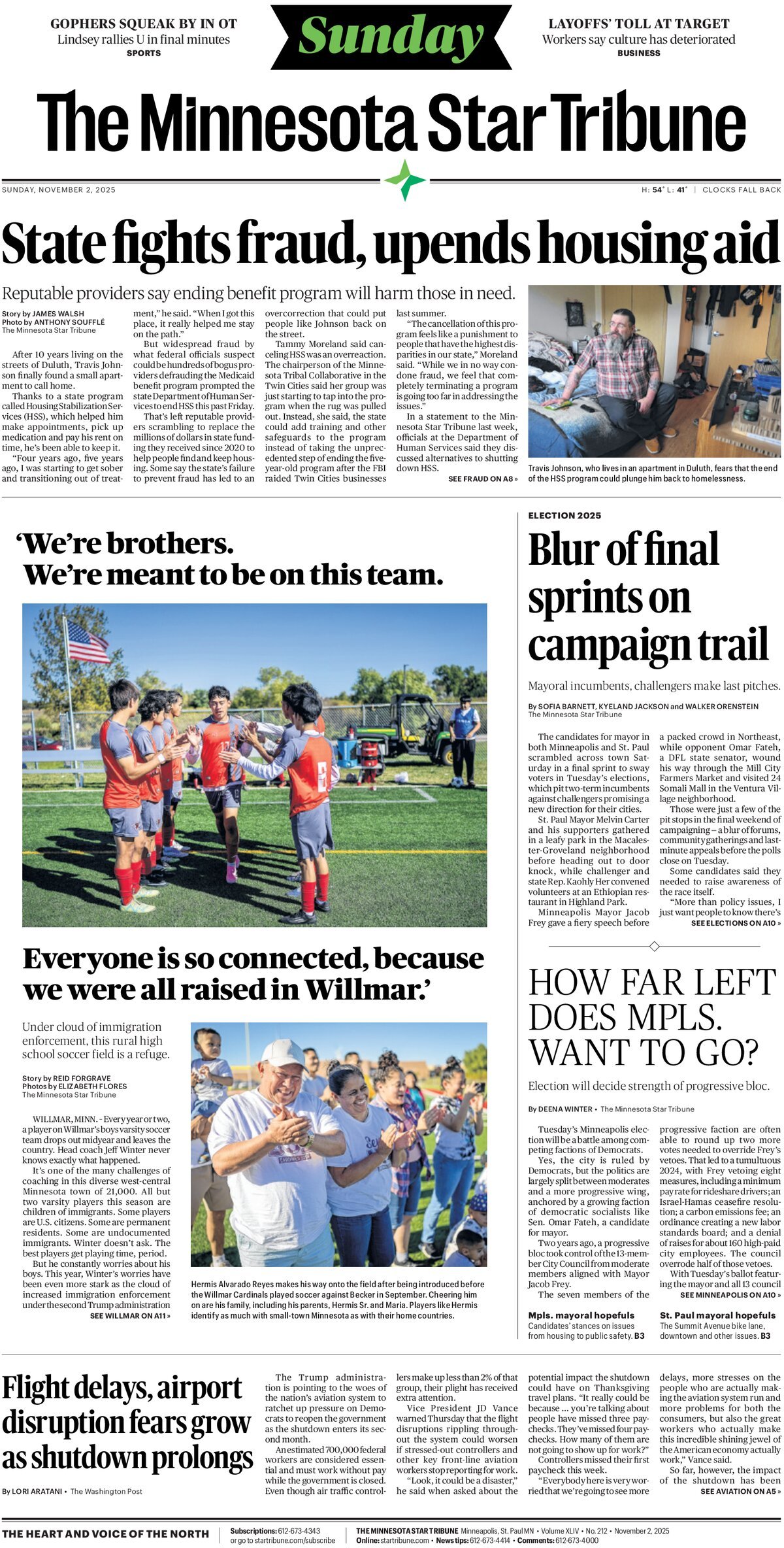 The Minnesota Star Tribune - Today's Front Page, 02/11/2025