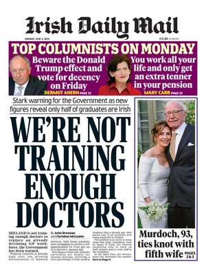 Irish Examiner - Today's Cover Paper | Front Pages