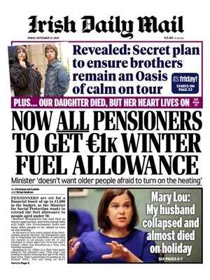 Irish Newspapers | Today's Front Pages