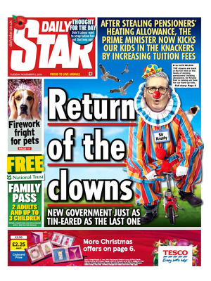 Morning Star - Today's Cover Paper | Front Pages