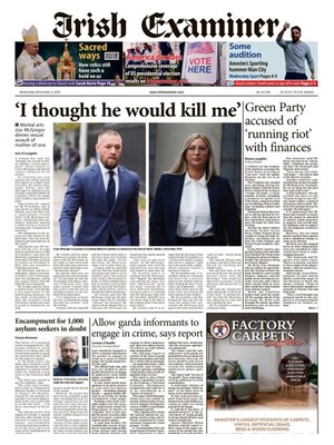 The Irish Times - Today's Cover Paper | Front Pages