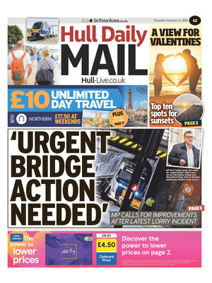 Irish Examiner - Today's Front Page, 13/02/2025