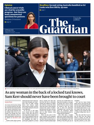 The Daily Telegraph (Sydney) - Today's Front Page, 13/02/2025