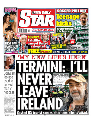 Irish Daily Mirror - Today's Front Page, 14/02/2025