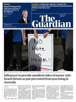 The Age - Today's Front Page, 16/02/2025