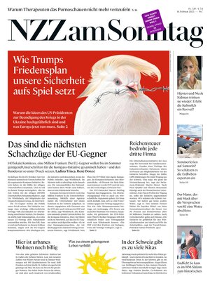 Le Temps - Today's Front Page, 16/02/2025