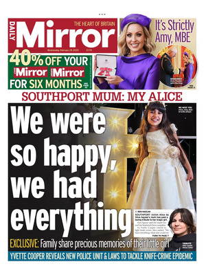 Clarín - Today's Front Page, 19/02/2025