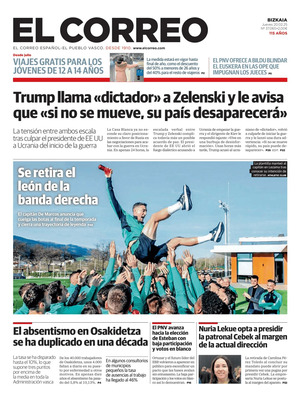 Spanish Newspapers | Today's Front Pages
