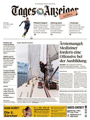 Swiss Newspapers | Today's Front Pages