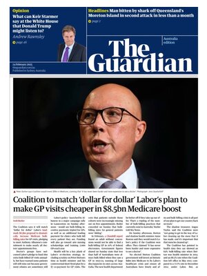 The Australian - Today's Front Page, 24/02/2025