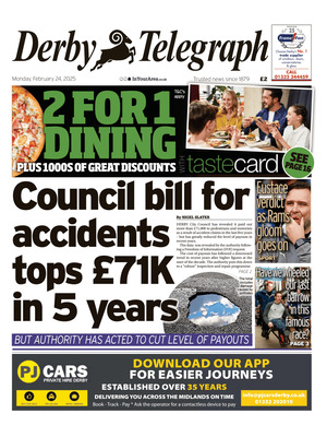 Burton Mail - Today's Front Page, 24/02/2025