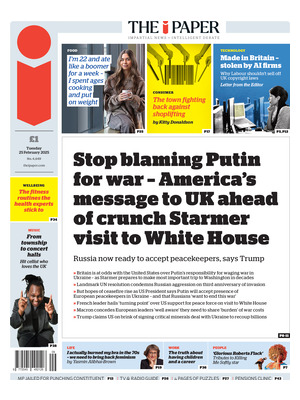 Toronto Star - Today's Front Page, 25/02/2025