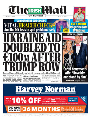 Today's Irish Newspaper Front Pages