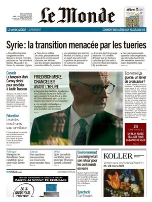 Today's French Newspaper Front Pages